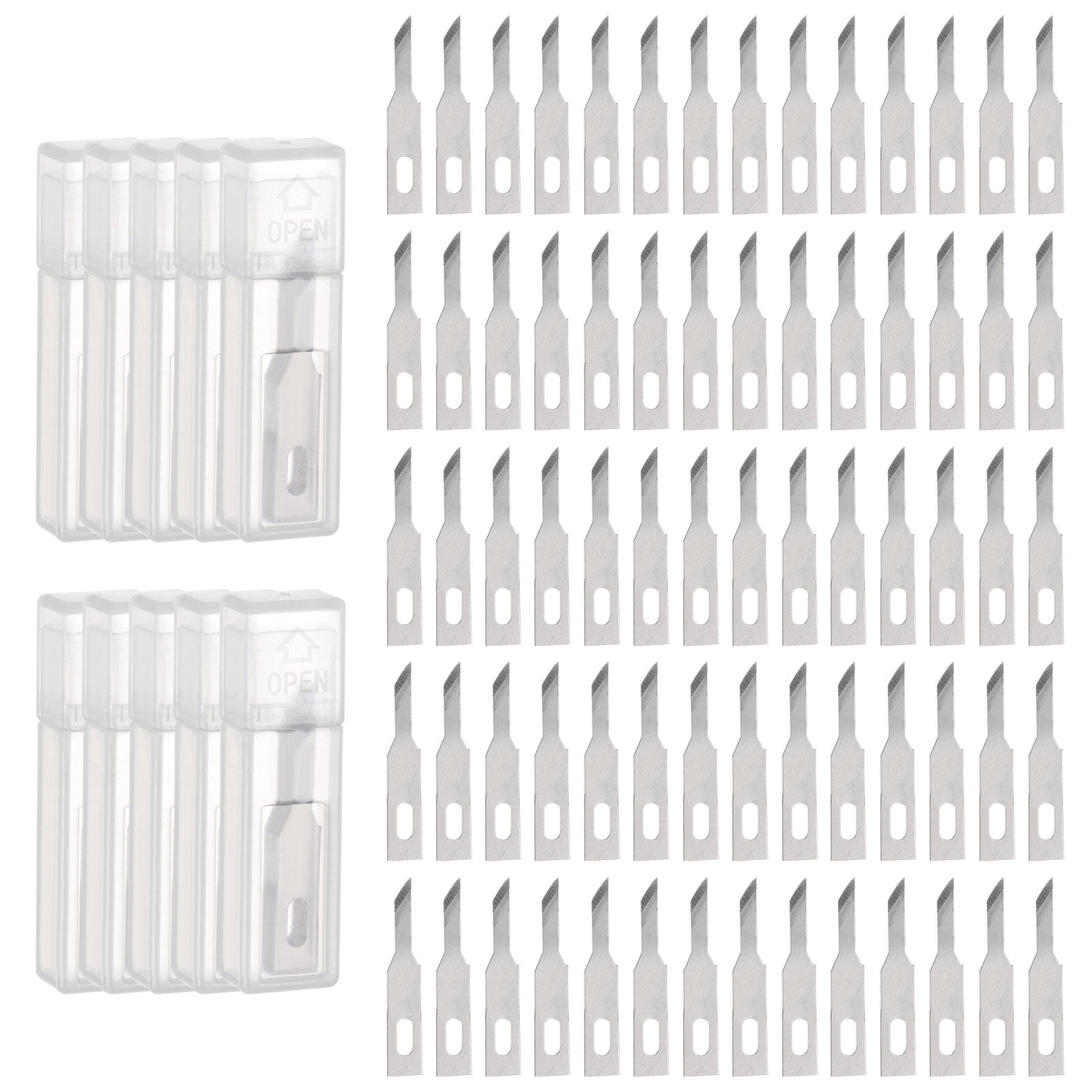 Uxcell Exacto Knife Blades #A16 Hobby Knife Blades Precision Exacto ...