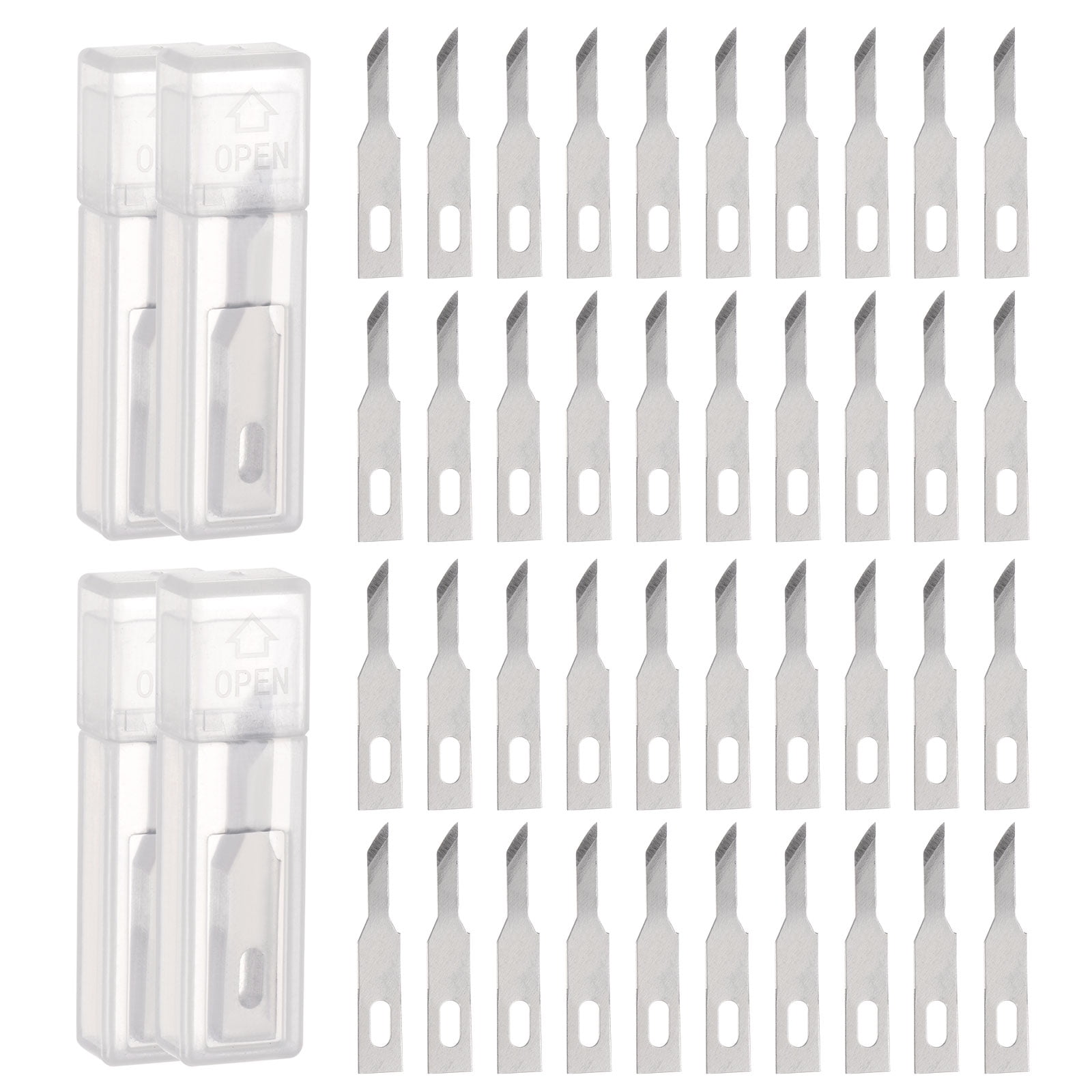 Uxcell Exacto Knife Blades #A16 Hobby Knife Blades Precision Exacto ...