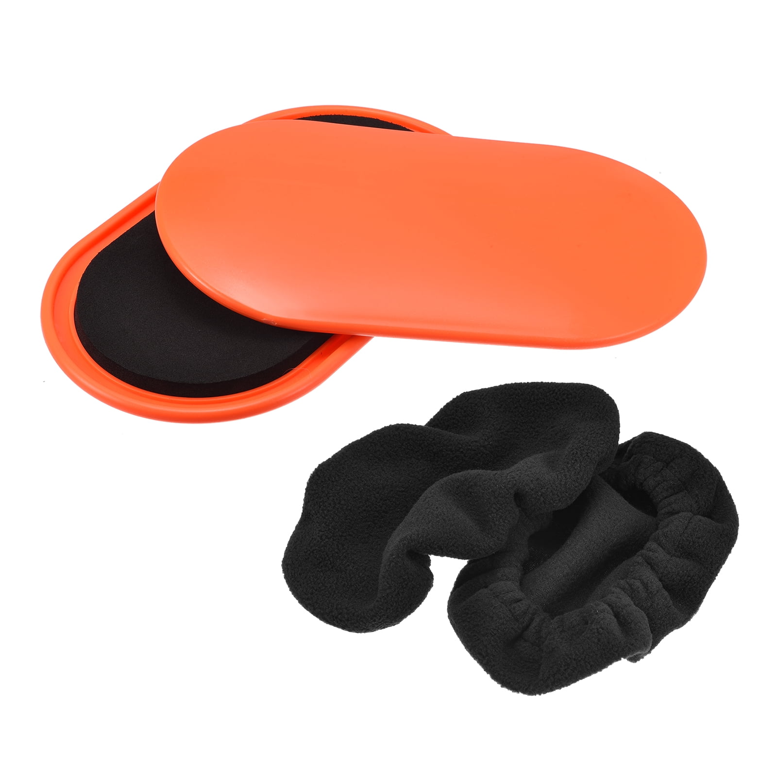 Uxcell Exercise Core Sliders, Oval Glider Discs with Feet Covers, Dual ...