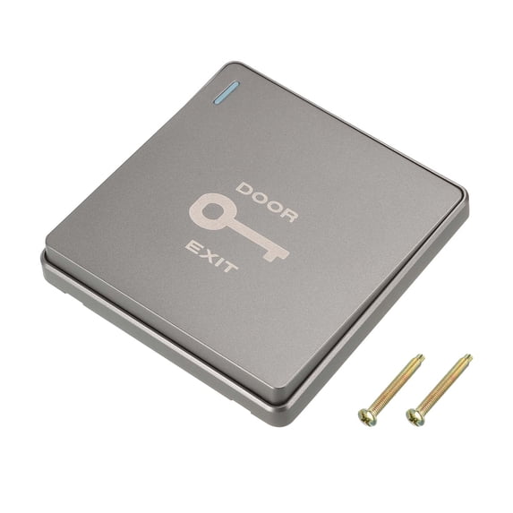 Uxcell Exit Release Button Switch Resettable 1 Gang 1 Way PC Panel ...