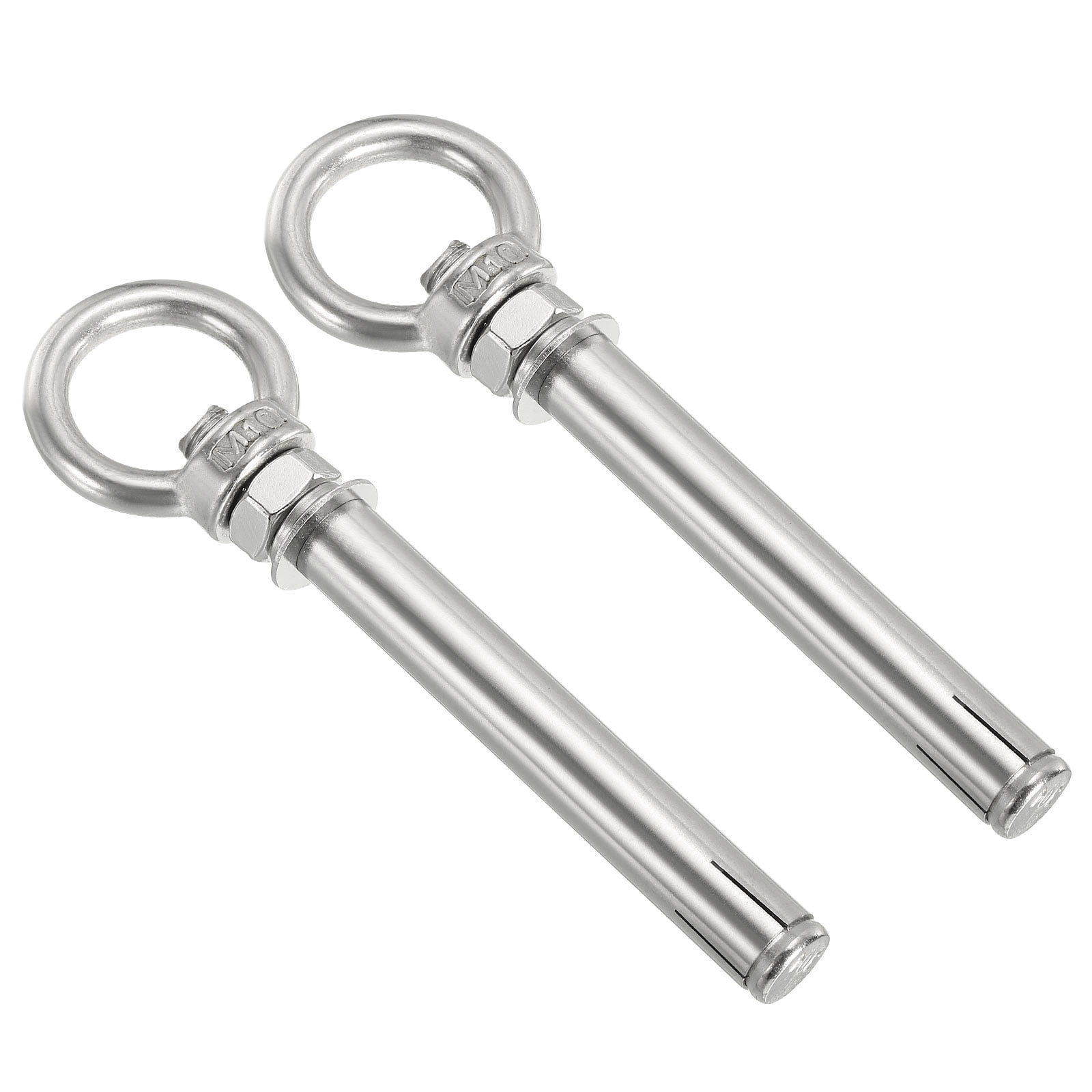 Uxcell Expansion Eye Bolt M10x120mm 304 Stainless Steel Shoulder ...