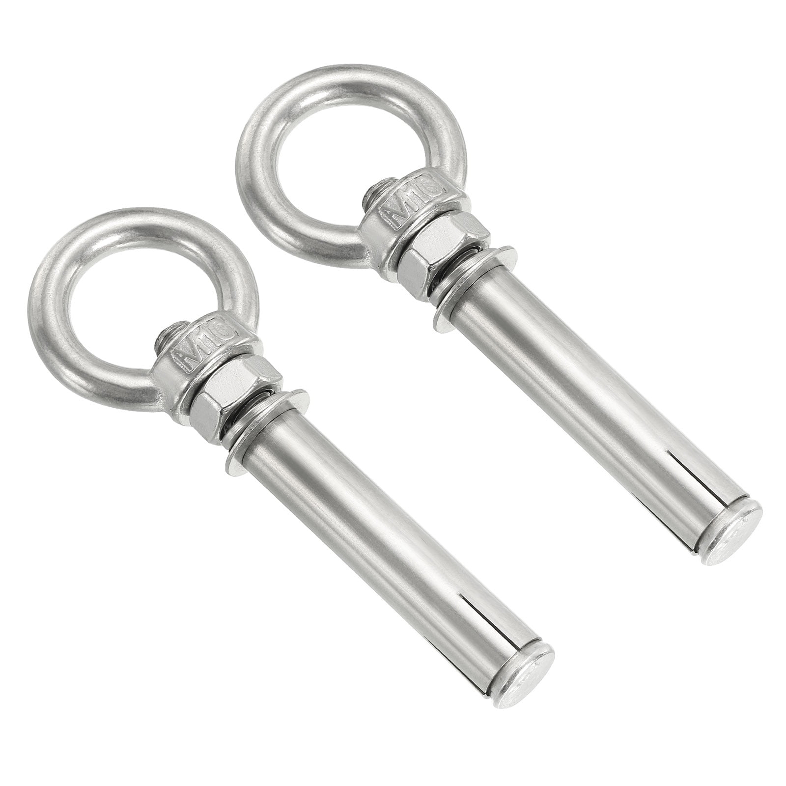 Uxcell Expansion Eye Bolt M10x90mm 304 Stainless Steel Shoulder Eyebolt ...