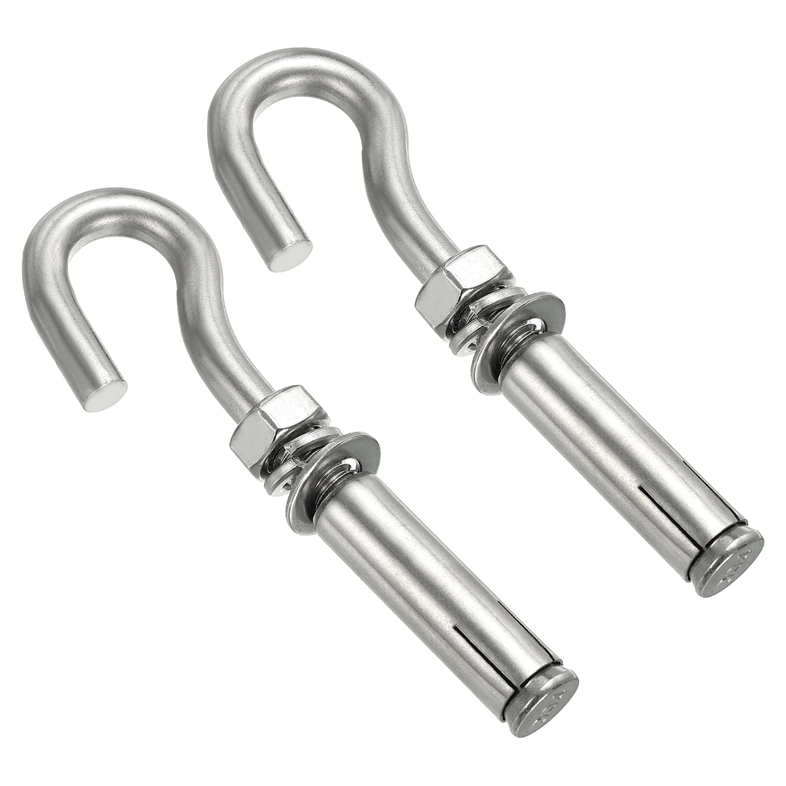 Uxcell Expansion Hook M10 304 Stainless Steel Concrete Wall Hook Screw ...