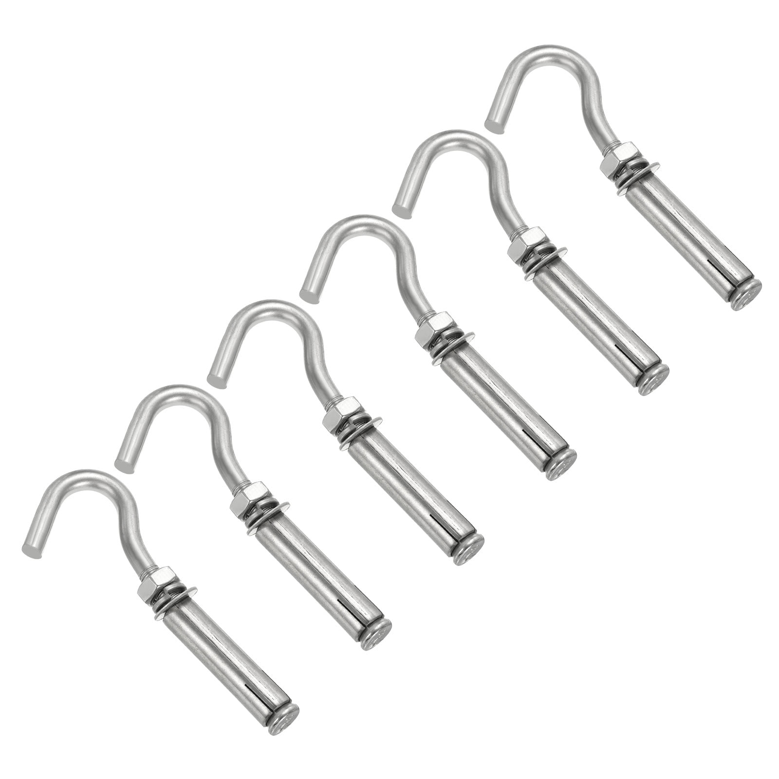 Uxcell Expansion Hook M8 304 Stainless Steel Concrete Wall Hook Open ...
