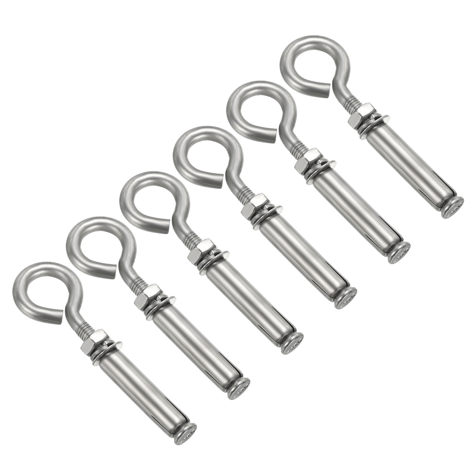 Uxcell Expansion Hook M8 304 Stainless Steel Concrete Wall Hook Screw ...