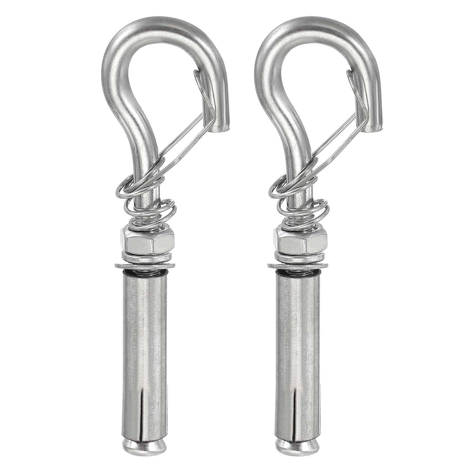 Uxcell Expansion Hook M8 Concrete Wall Hook Anchors Bolt with Buckle ...