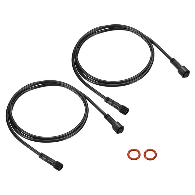 Uxcell Extension Cable Wire, 3.28Ft 3 Pin 22 AWG Waterproof IP67 ...