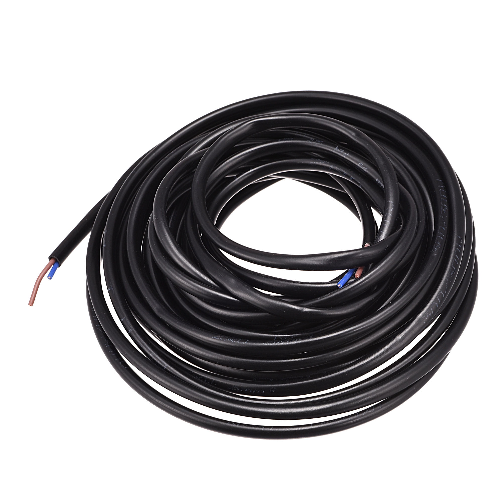 Uxcell Extension Wire Power Cable Copper Conductor 2 Core 22 AWG 25.5ft ...