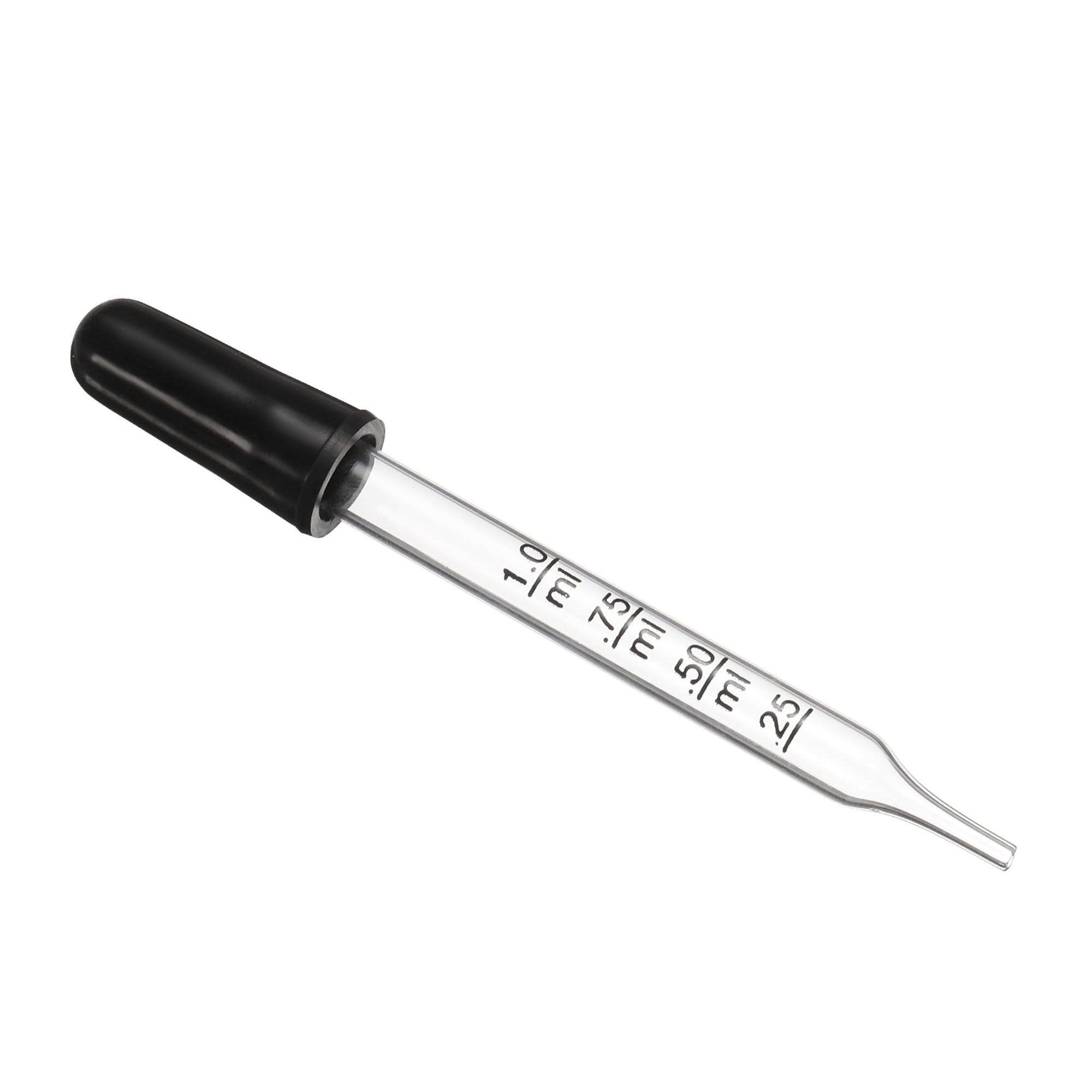 Uxcell Eye Dropper, 1pcs 1ml Glass Straight Tip Dropper with Tube ...