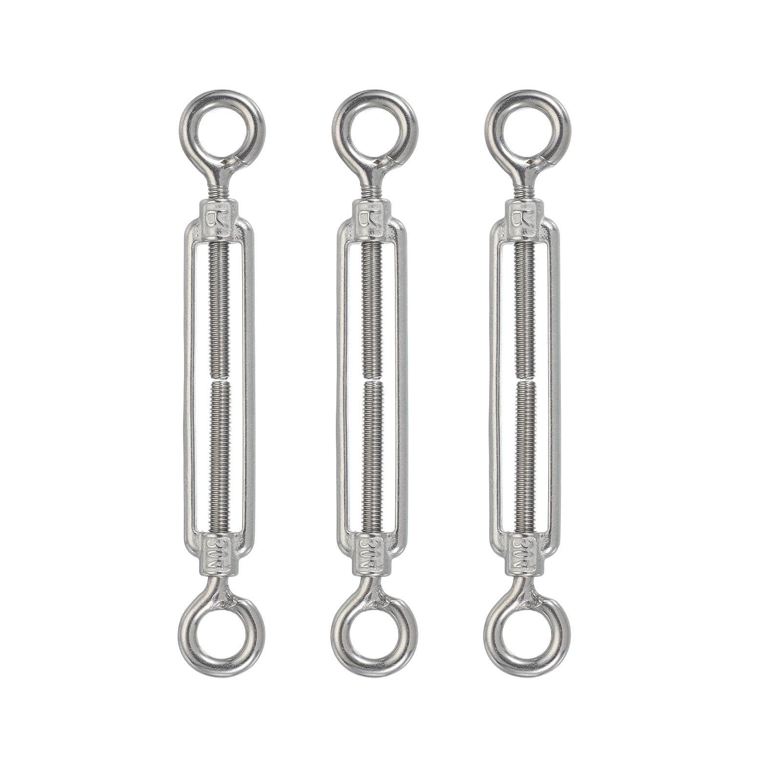 Uxcell Eye & Eye Turnbuckle 304 Stainless Steel Wire Rope Tension ...