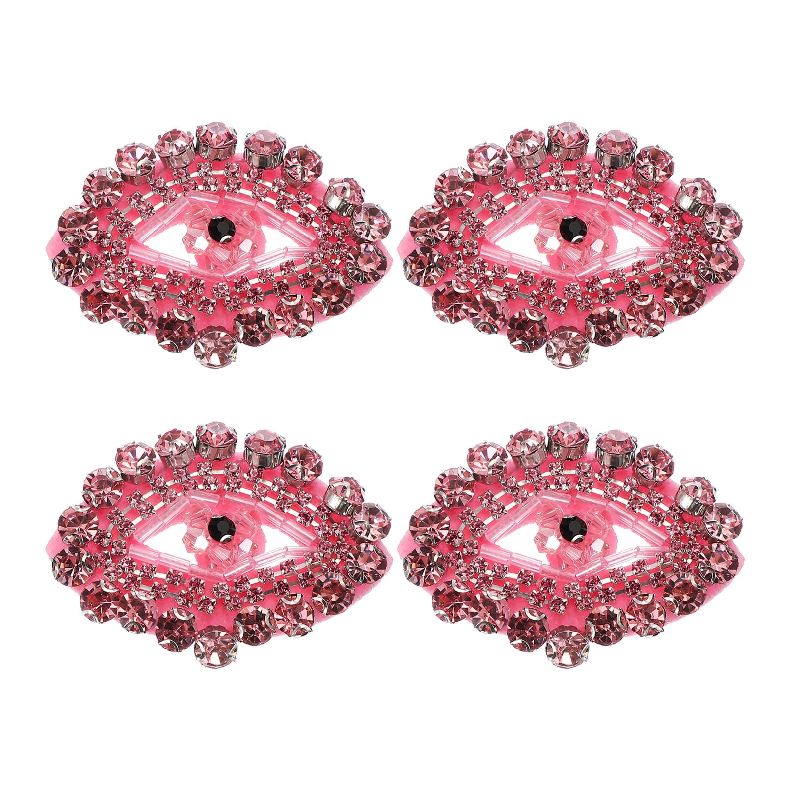 Uxcell Eye Rhinestone Patches, 4 Pcs Eye Patches Sew on Applique ...