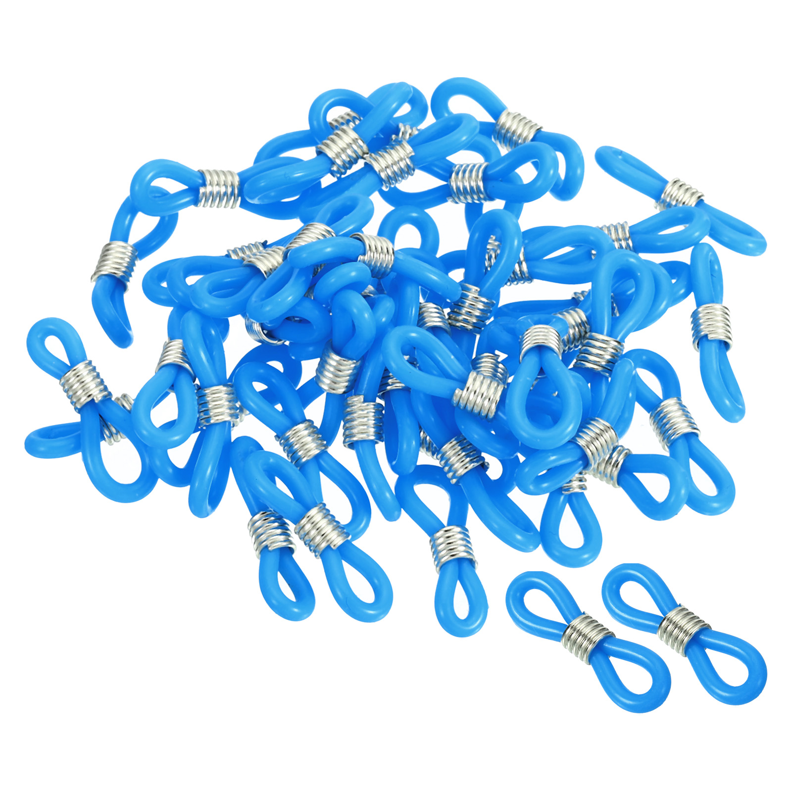 Uxcell Eyeglass Chain Connector Adjustable Anti Slip Rubber Strap ...