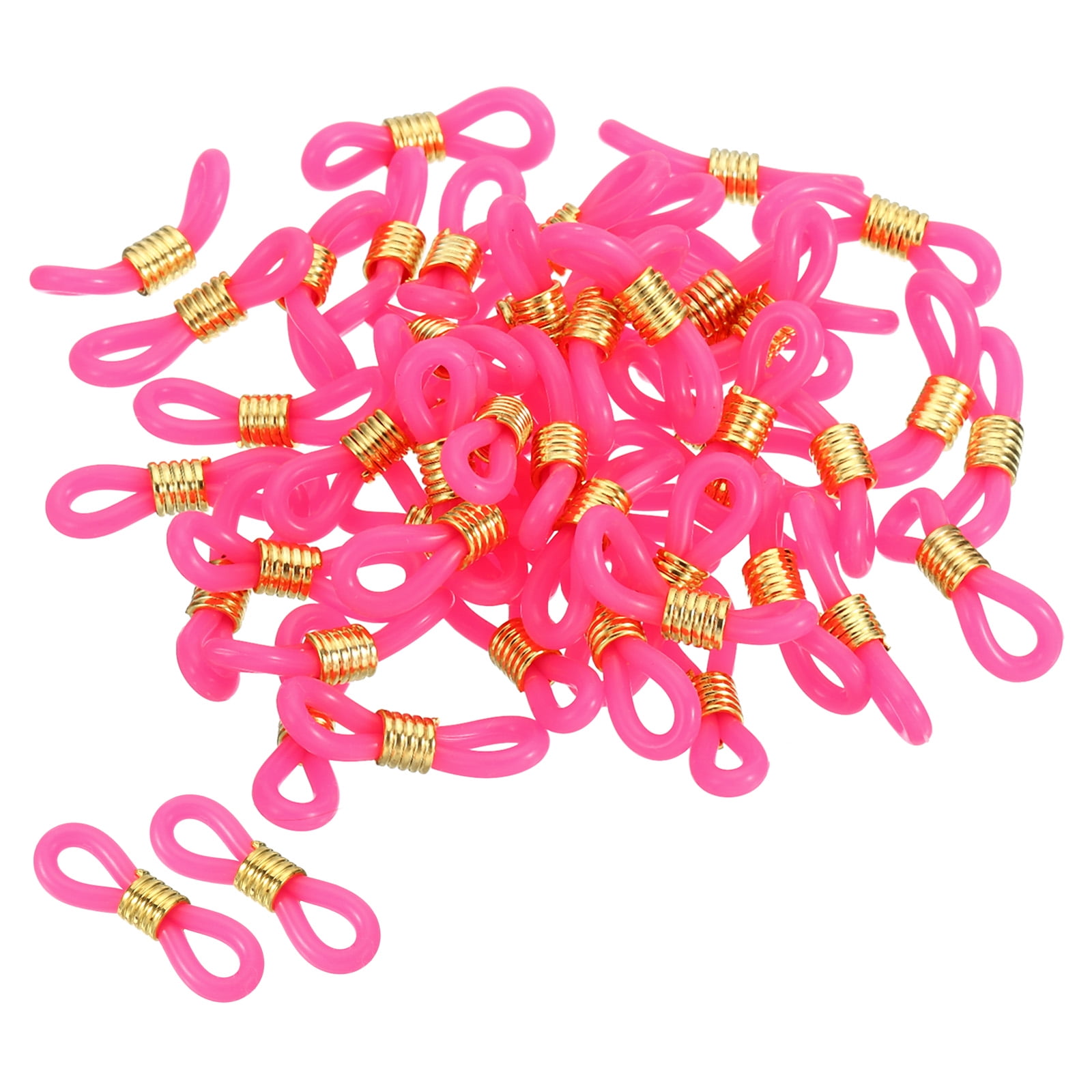 Uxcell Eyeglass Chain Connector Adjustable Anti Slip Rubber Strap ...