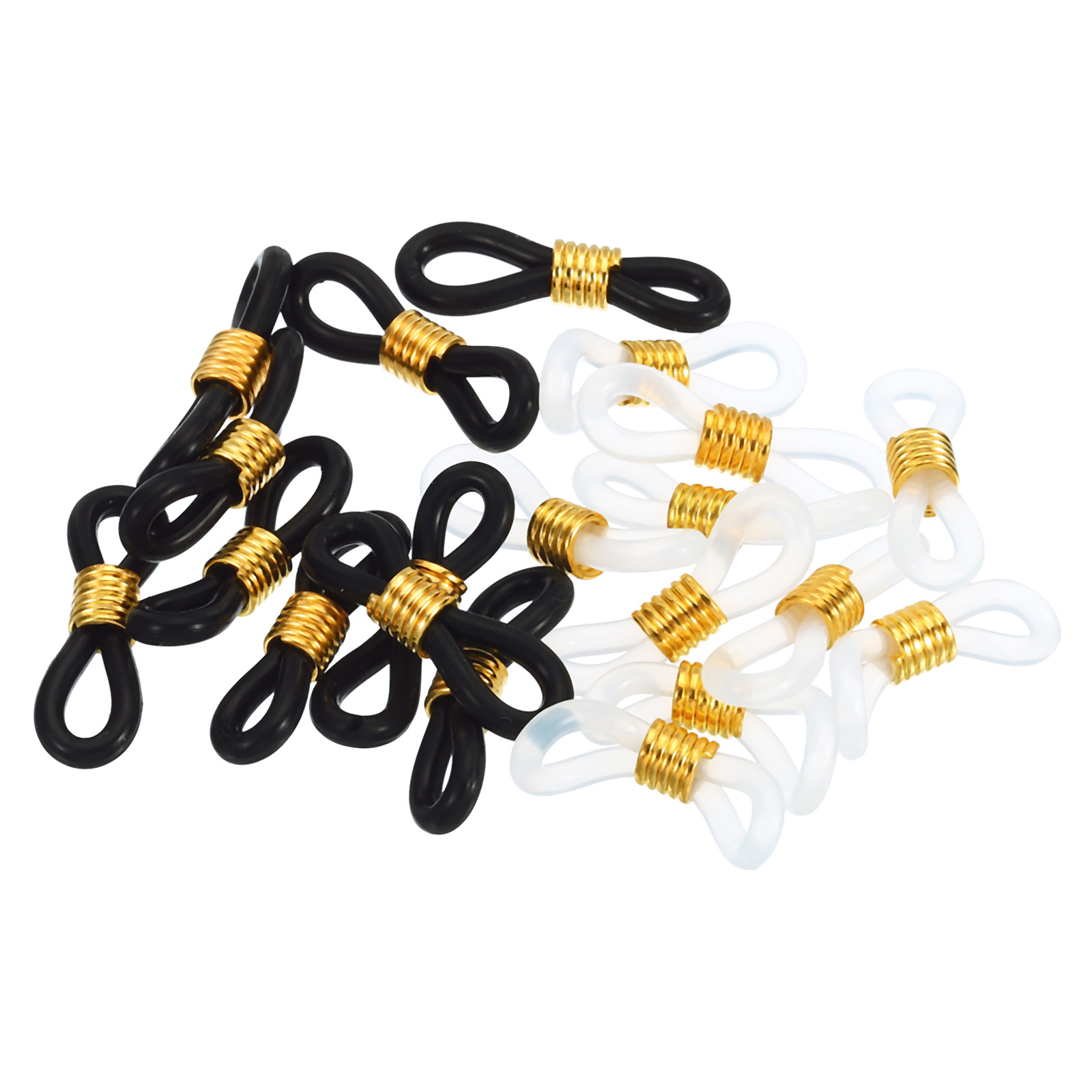 Uxcell Eyeglass Chain Connector Retainer Anti Slip Strap Holder Chain ...