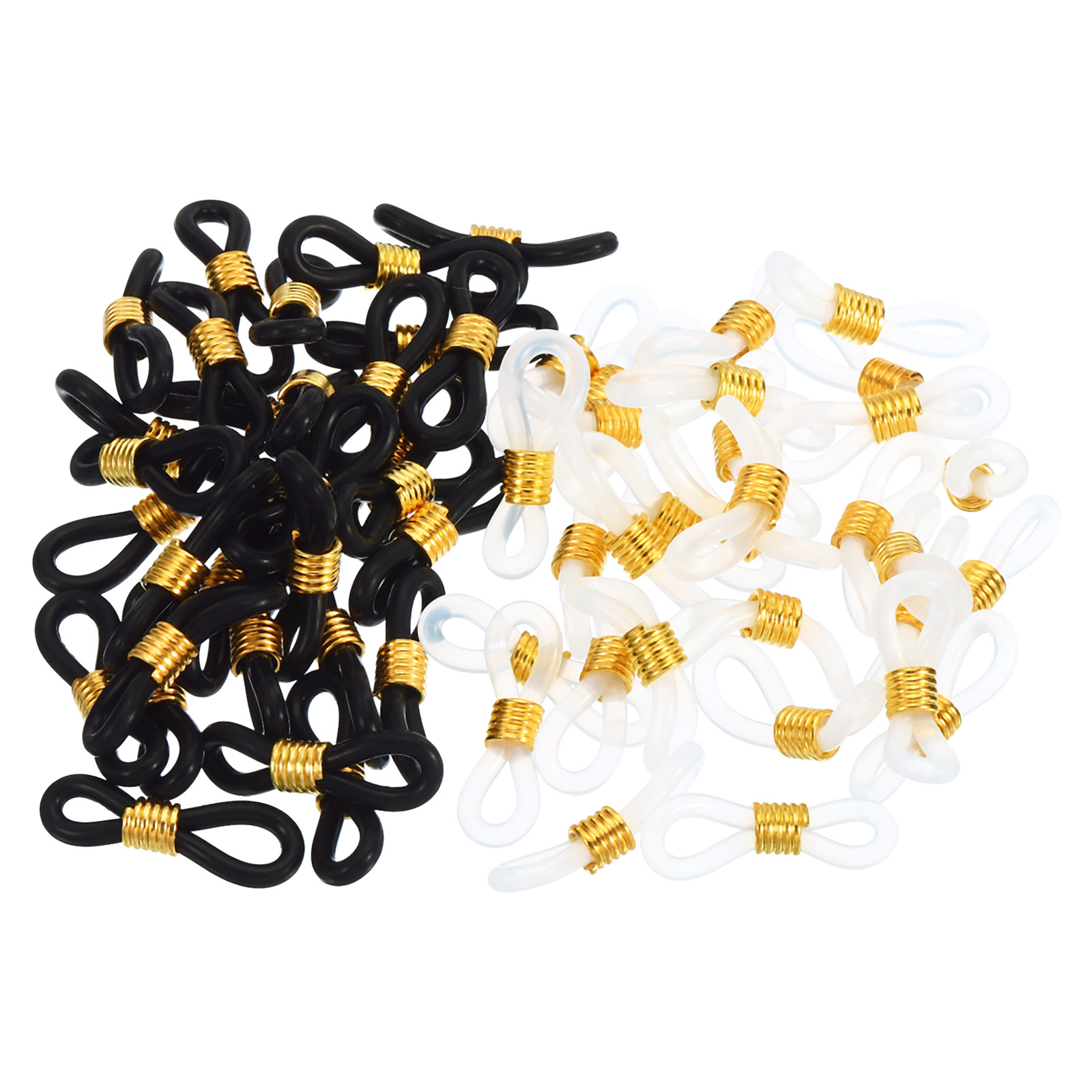 Uxcell Eyeglass Chain Connector Retainer Anti Slip Strap Holder Chain ...