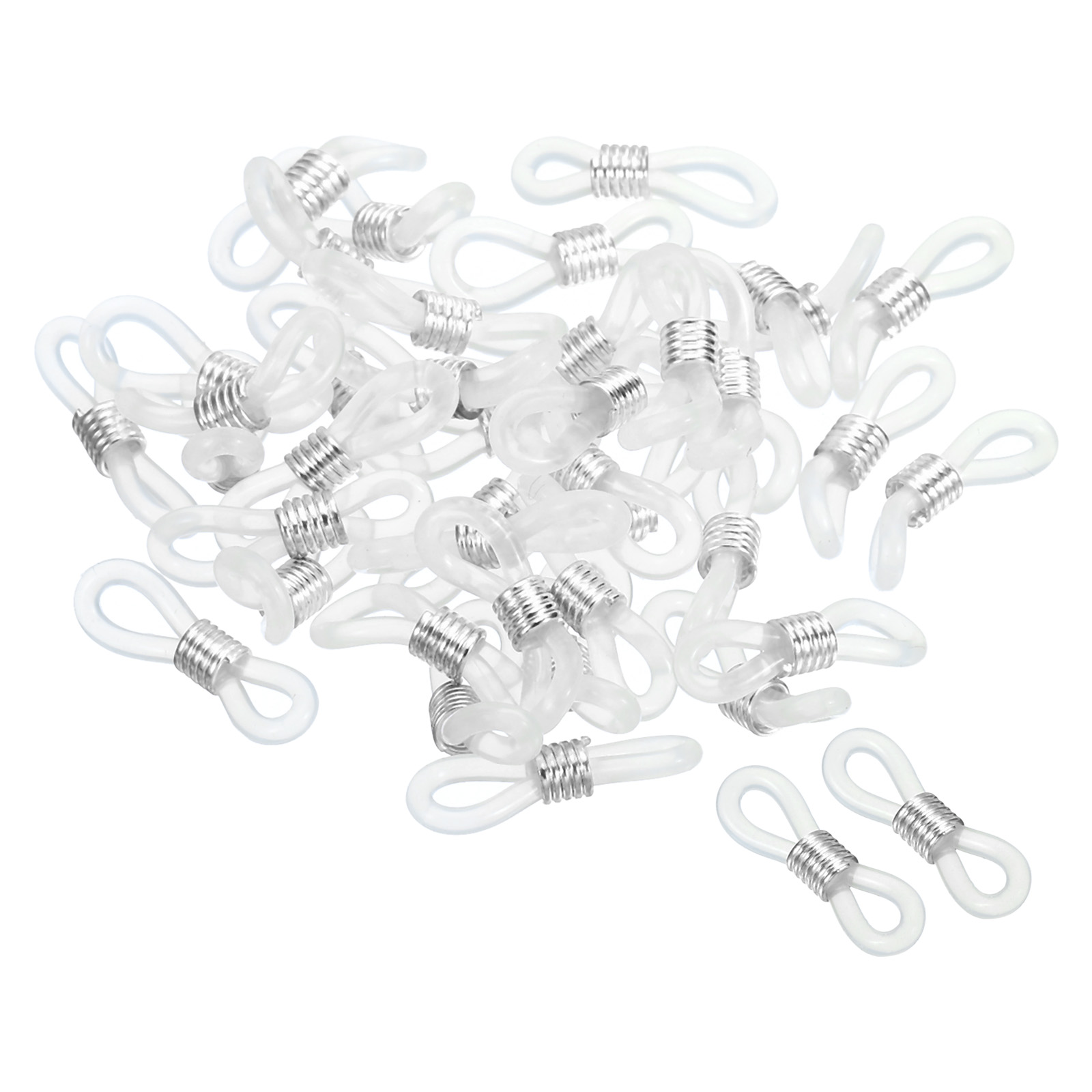 Uxcell Eyeglass Chain Connector Sunglasses Silicone Rubber Strap Holder ...