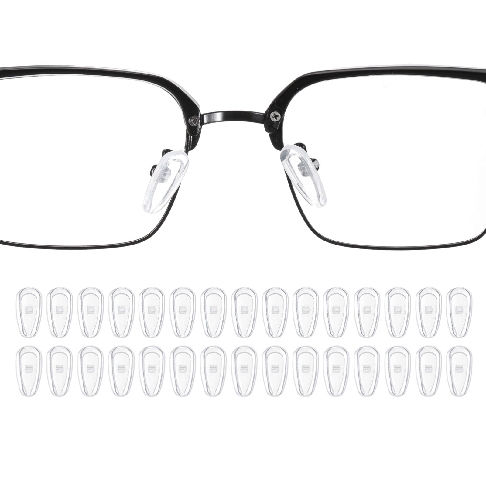 Uxcell Eyeglass Nose Pads Silicone Anti-Slip Glasses Nose Grips Air Bag ...