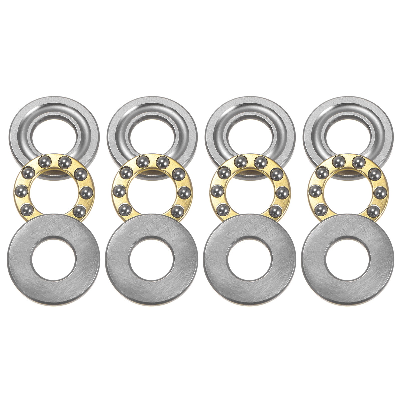 Uxcell F9-20M Miniature Thrust Ball Bearings 9x20x7mm Chrome Steel with ...