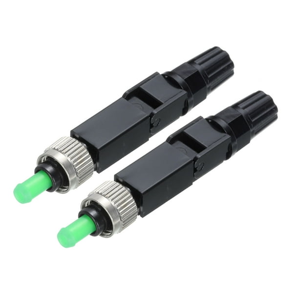 Uxcell FC/APC Fiber Optic Quick Connector, Single Mode Fiber Cable Quick Connector FC Fast ...