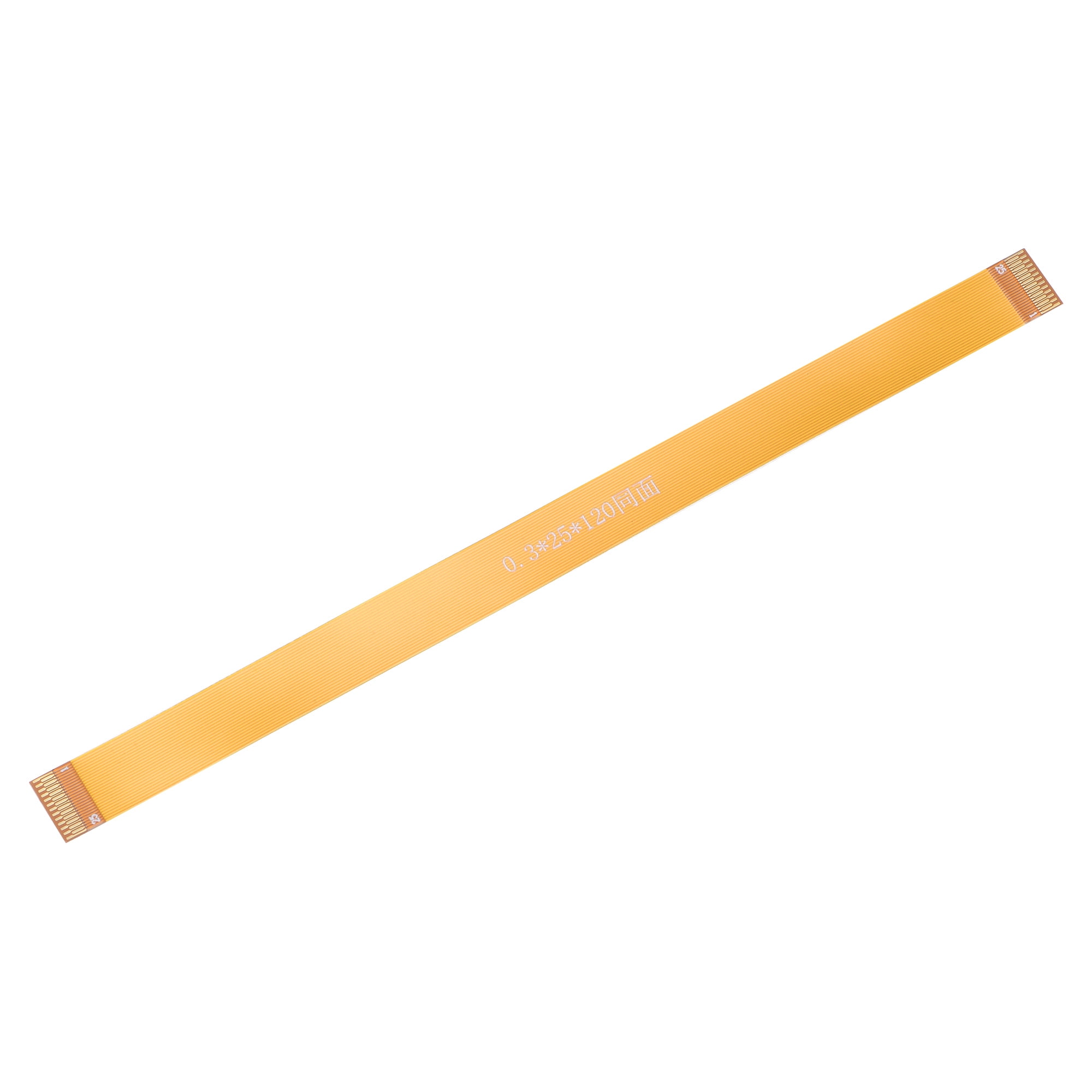 Uxcell FFC FPC Cable 0.3mm Pitch 25 P 120mm Flexible Flat Ribbon Cable ...
