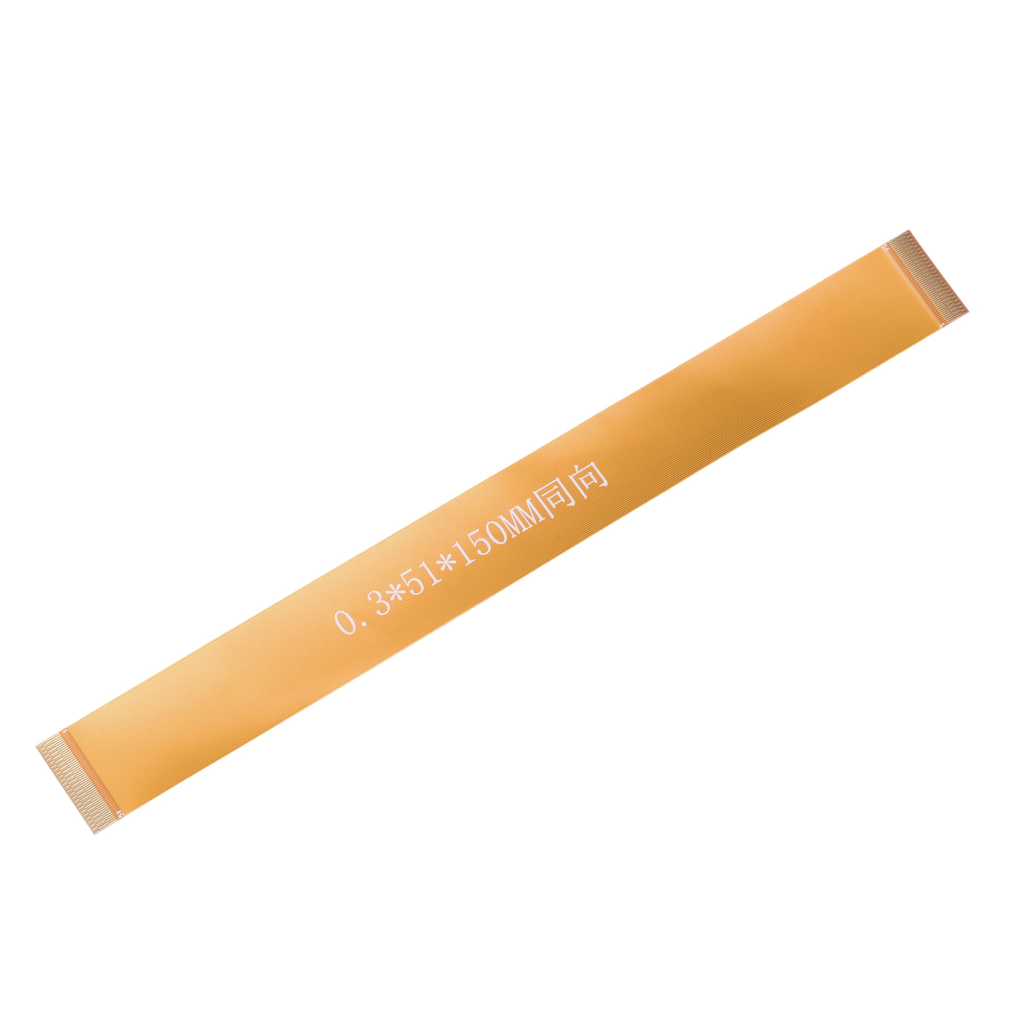 Uxcell FFC FPC Cable 0.3mm Pitch 51 Pin 150mm Flexible Flat Ribbon Cable for LCD Screen ...