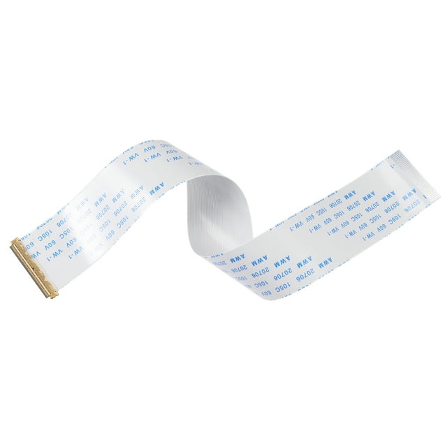 Uxcell FFC FPC Cable 0.5mm Pitch 40 Pin 200mm Flat Ribbon Cable for LCD ...