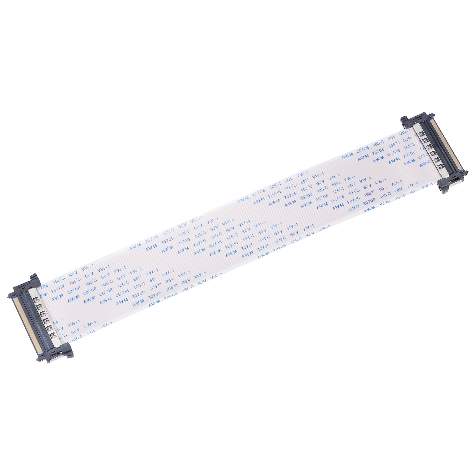 Uxcell FFC FPC Cable 0.5mm Pitch 51 Pin 200mm Flat Ribbon Cable for LCD ...