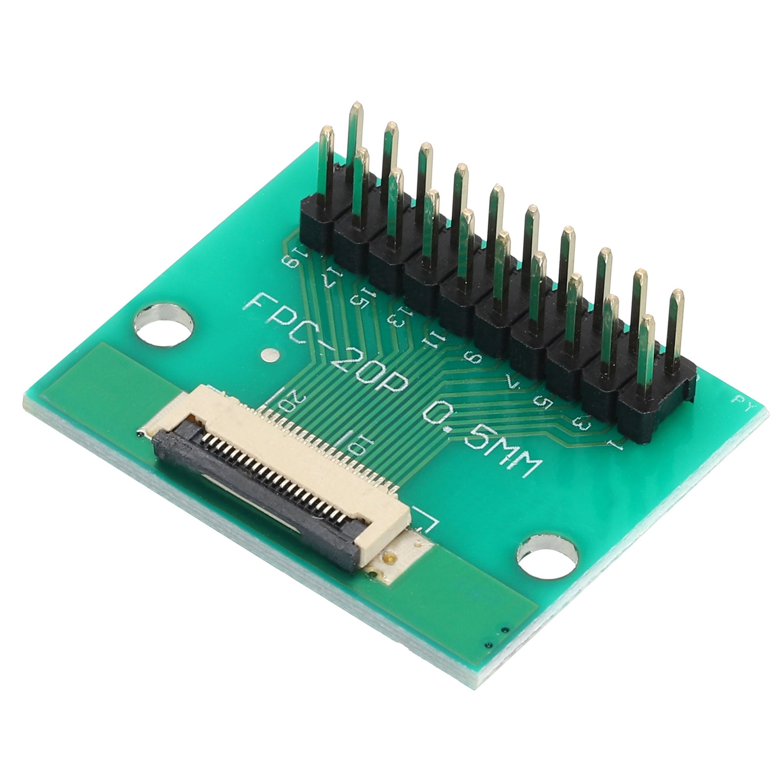 Uxcell FFC FPC Connector Board 20 Pin 0.5mm 2.54mm to 1.0mm 2.54mm ...