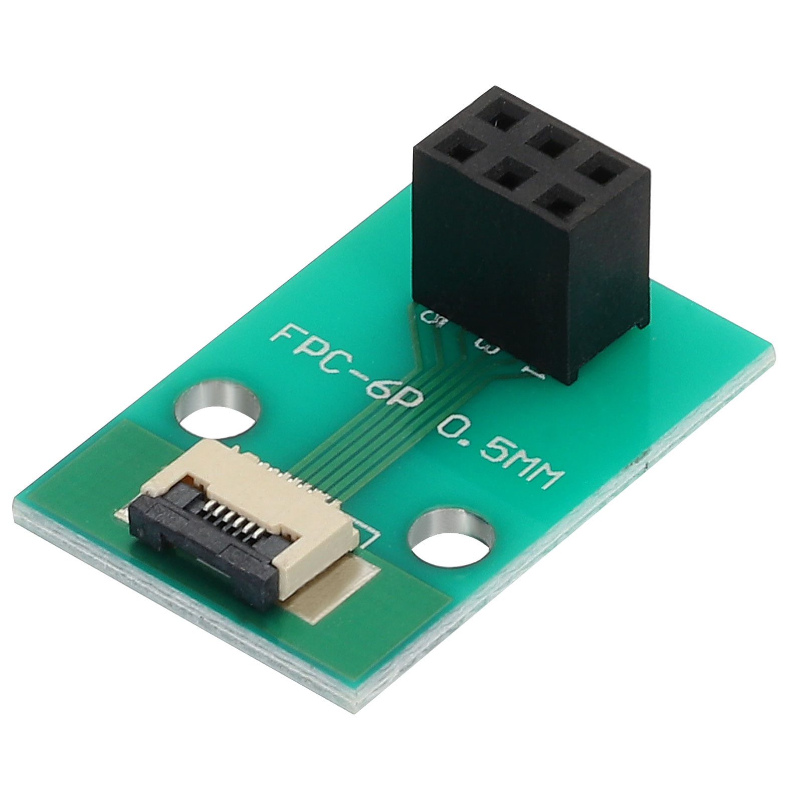 Uxcell FFC FPC Connector Board 6 Pin 0.5mm 2.54mm to 1.0mm 2.54mm PCB ...