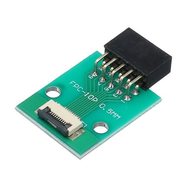 Uxcell FFC FPC Converter Board 10 Pins 0.5mm Back 1.0mm Pitch to DIP 2 ...
