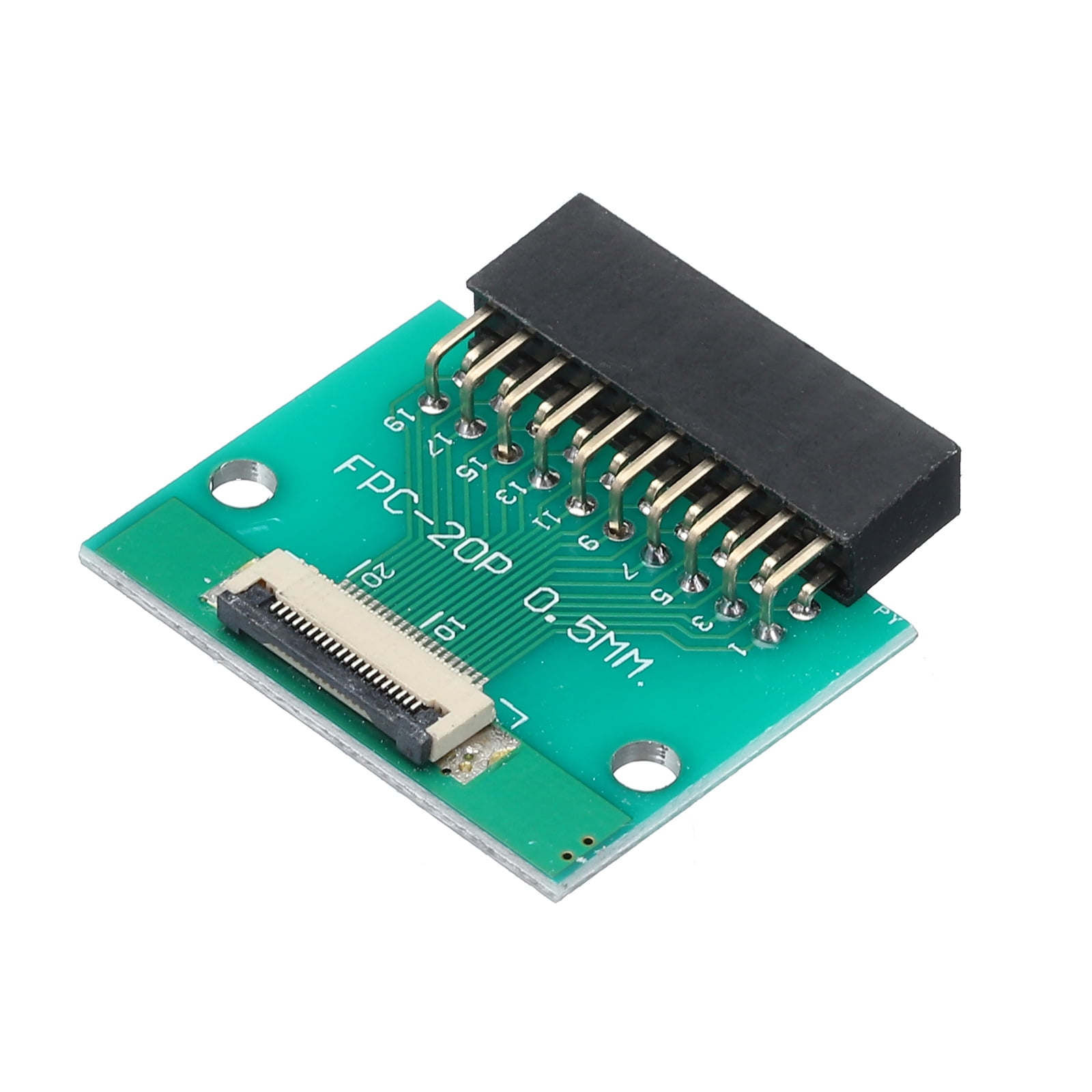 Uxcell FFC FPC Converter Board 20 Pins 0.5mm Back 1.0mm Pitch to DIP 2.54mm PCB Couple Extend ...