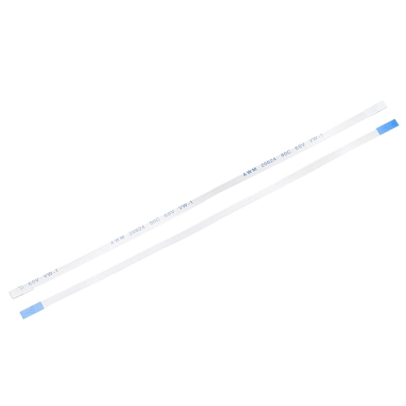 Uxcell FFC FPC Flat Flexible Cable, 5 Pin 0.5mm Pitch 150mm Long (A ...