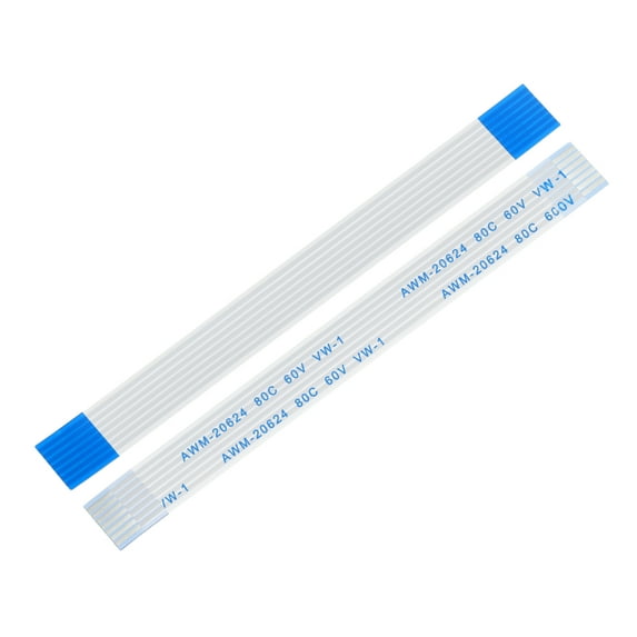 Uxcell FFC FPC Flat Flexible Cable, 7 Pins 1mm Pitch 80mm Long (A Type ...