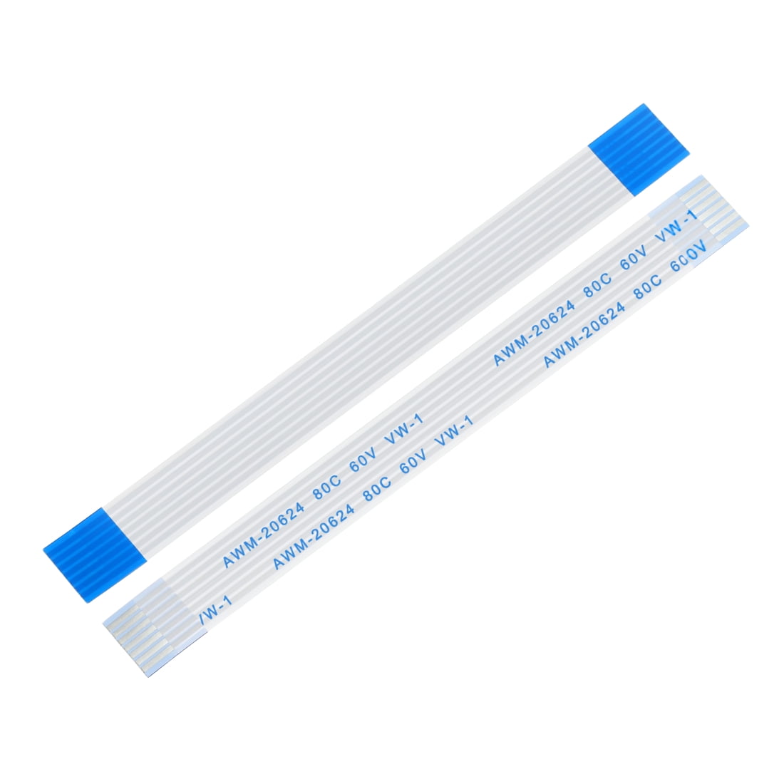 Uxcell FFC FPC Flat Flexible Cable, 7 Pins 1mm Pitch 80mm Long (A Type ...