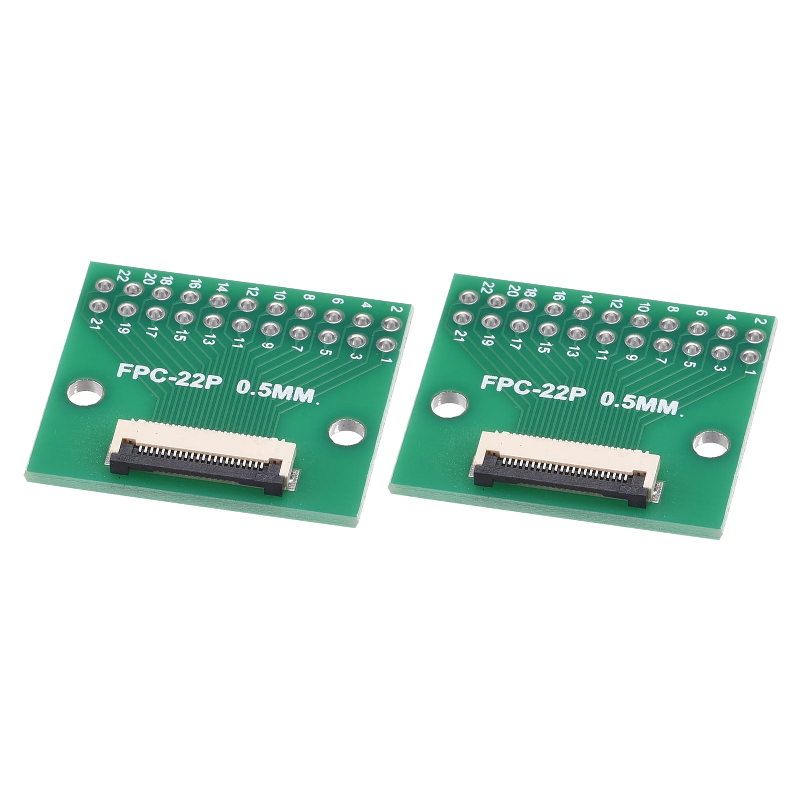 Uxcell FFC FPC PCB Converter Board 22 Pin 0.5mm Pitch to DIP 2.54mm Single Side 2 Pack - Walmart.com