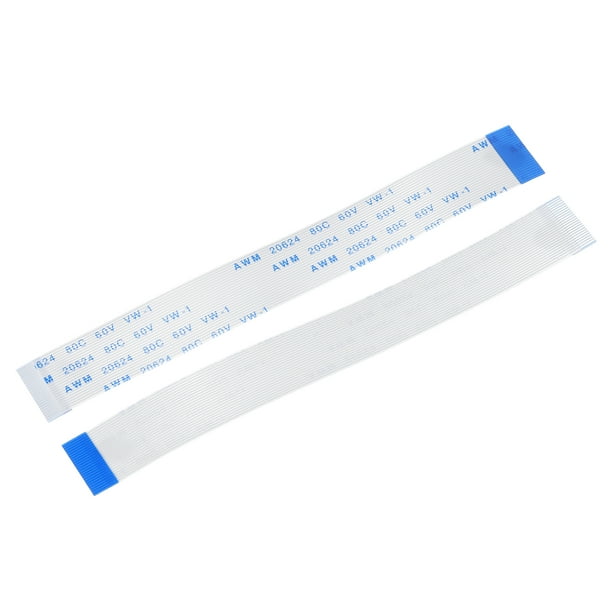 Uxcell FFC Ribbon Flat Flexible Cable 24 Pin 0.5mm 100mm (B Type) for ...