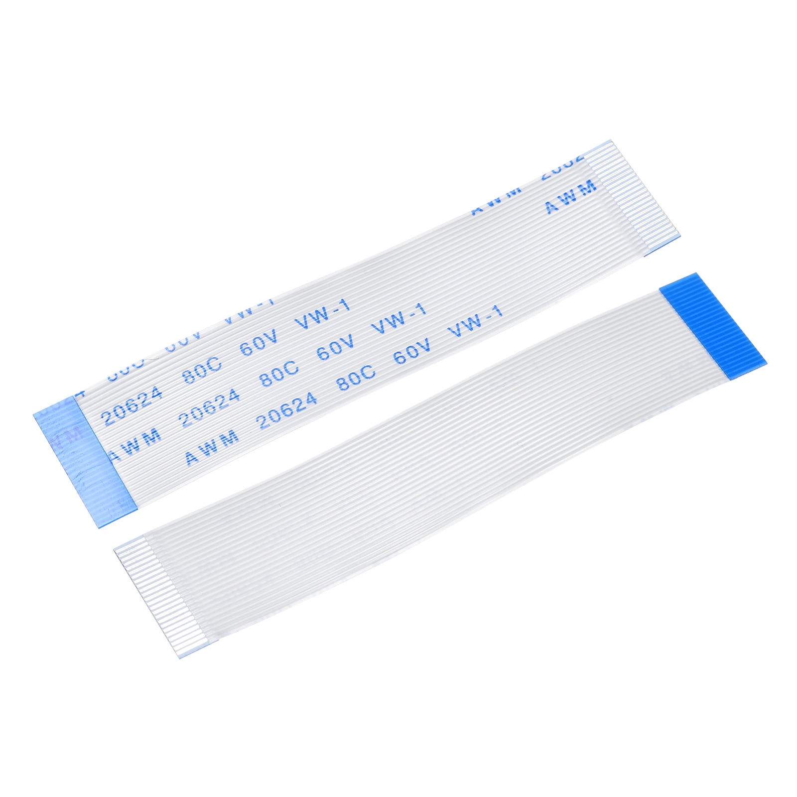 Uxcell FFC Ribbon Flat Flexible Cable 24 Pin 0.5mm 60mm (B Type) for ...