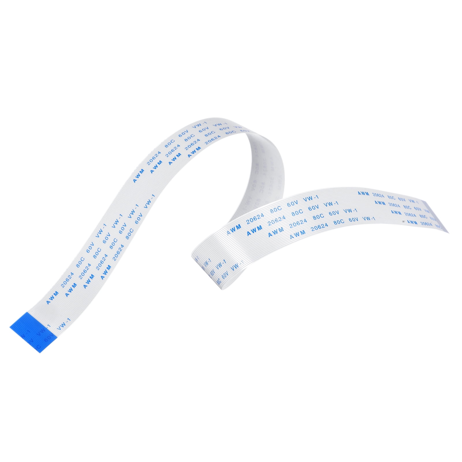 Uxcell FFC Ribbon Flat Flexible Cable 30 Pin 0.5mm 300mm (B Type) for ...