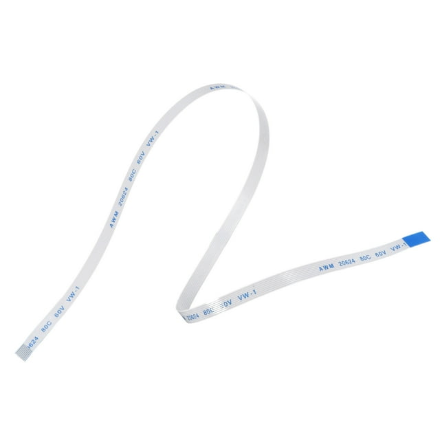 Uxcell FFC Ribbon Flat Flexible Cable 8 Pin 0.5mm 300mm (B Type) for ...