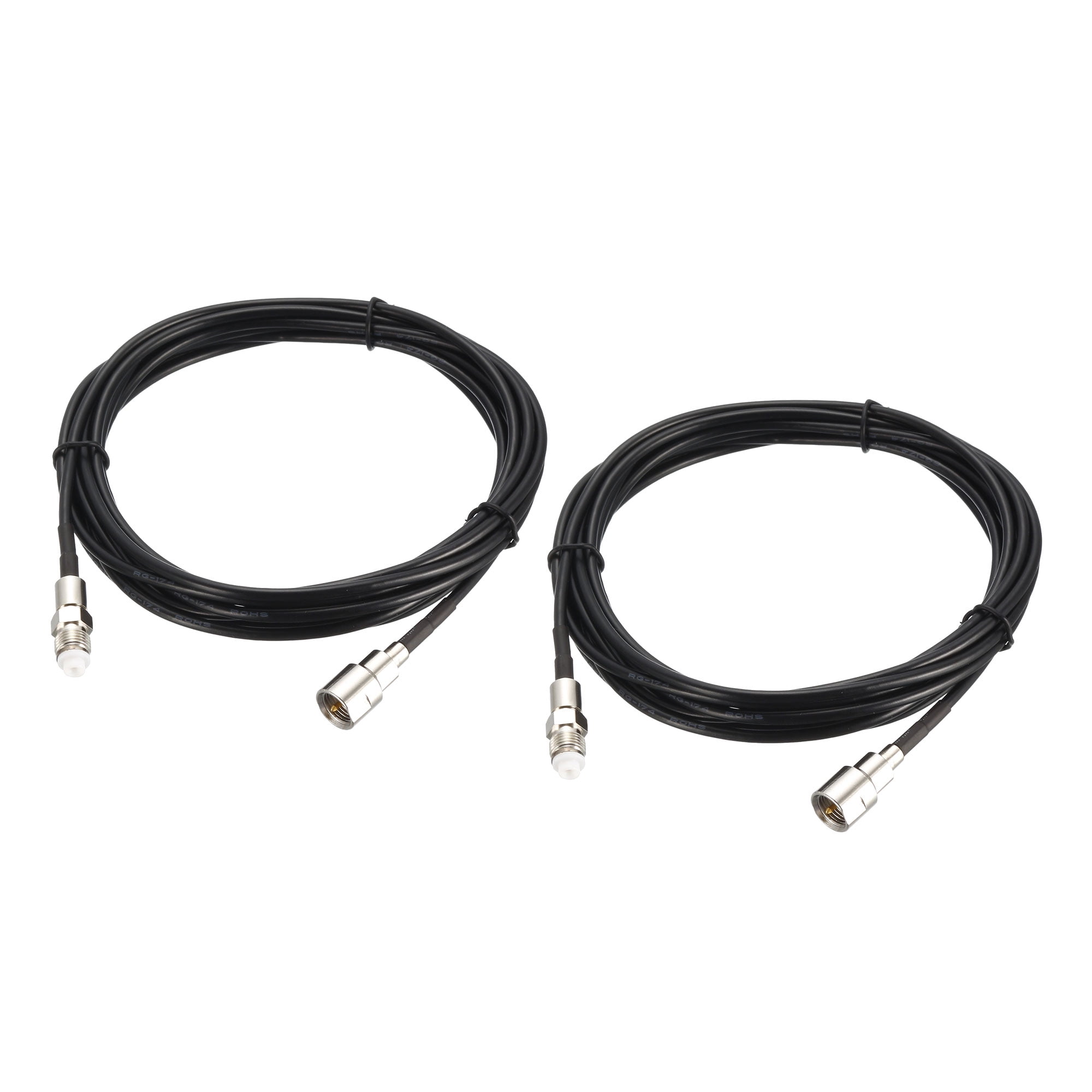 Uxcell FME Male to FME Female Antenna Extension Cable RG174 RF Coaxial ...