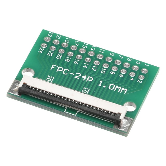 Uxcell FPC Converter Connector 24P 1.0mm on Socket Side, Back 0.5mm, to ...