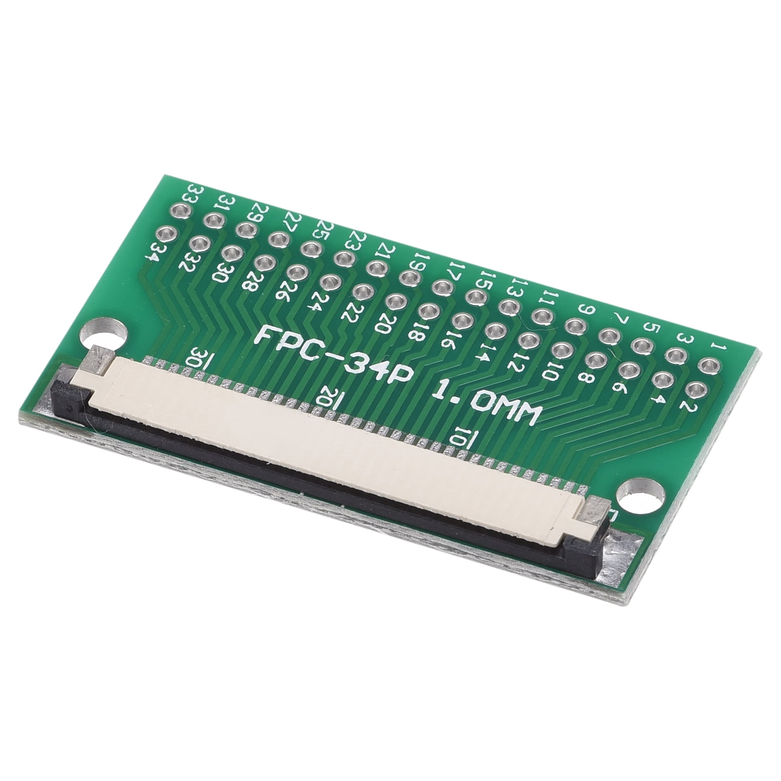 Uxcell FPC Converter Connector 34P 1.0mm on Socket Side, Back 0.5mm, to ...
