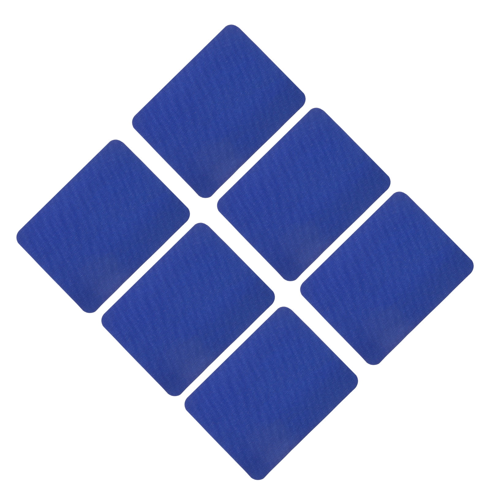 Uxcell 6 Pcs Iron on Patches Fabric Repair Patches for Clothes Blue ...