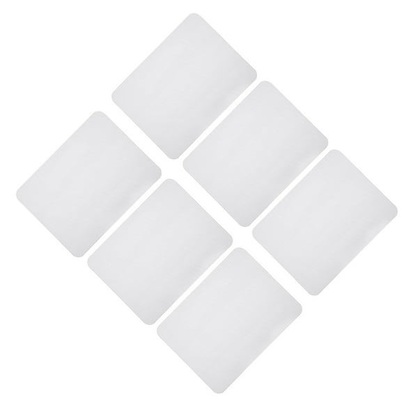 White Iron on Patches