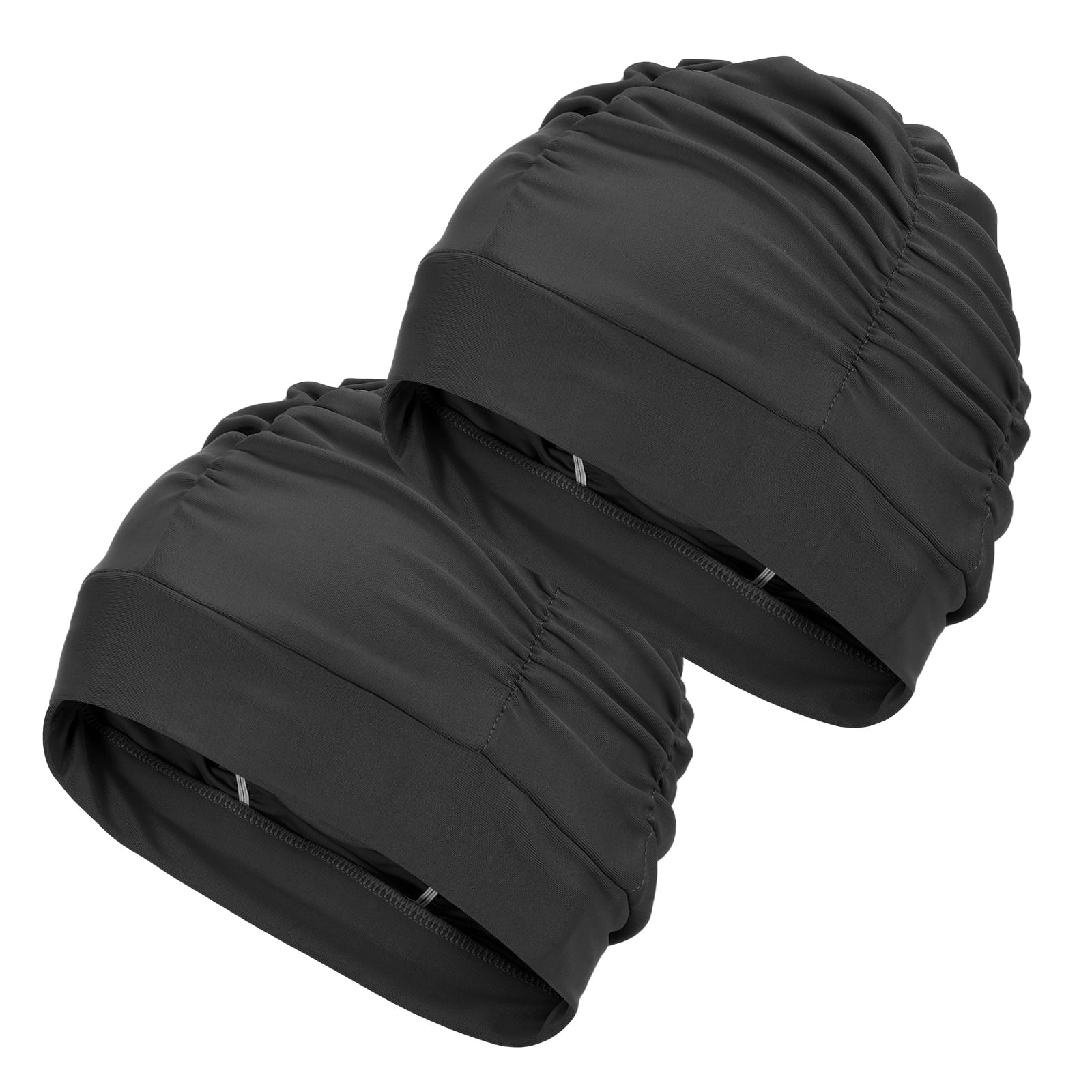 Uxcell Fabric Swim Cap Polyester Swimming Hat Elastic Swimming Cap for ...