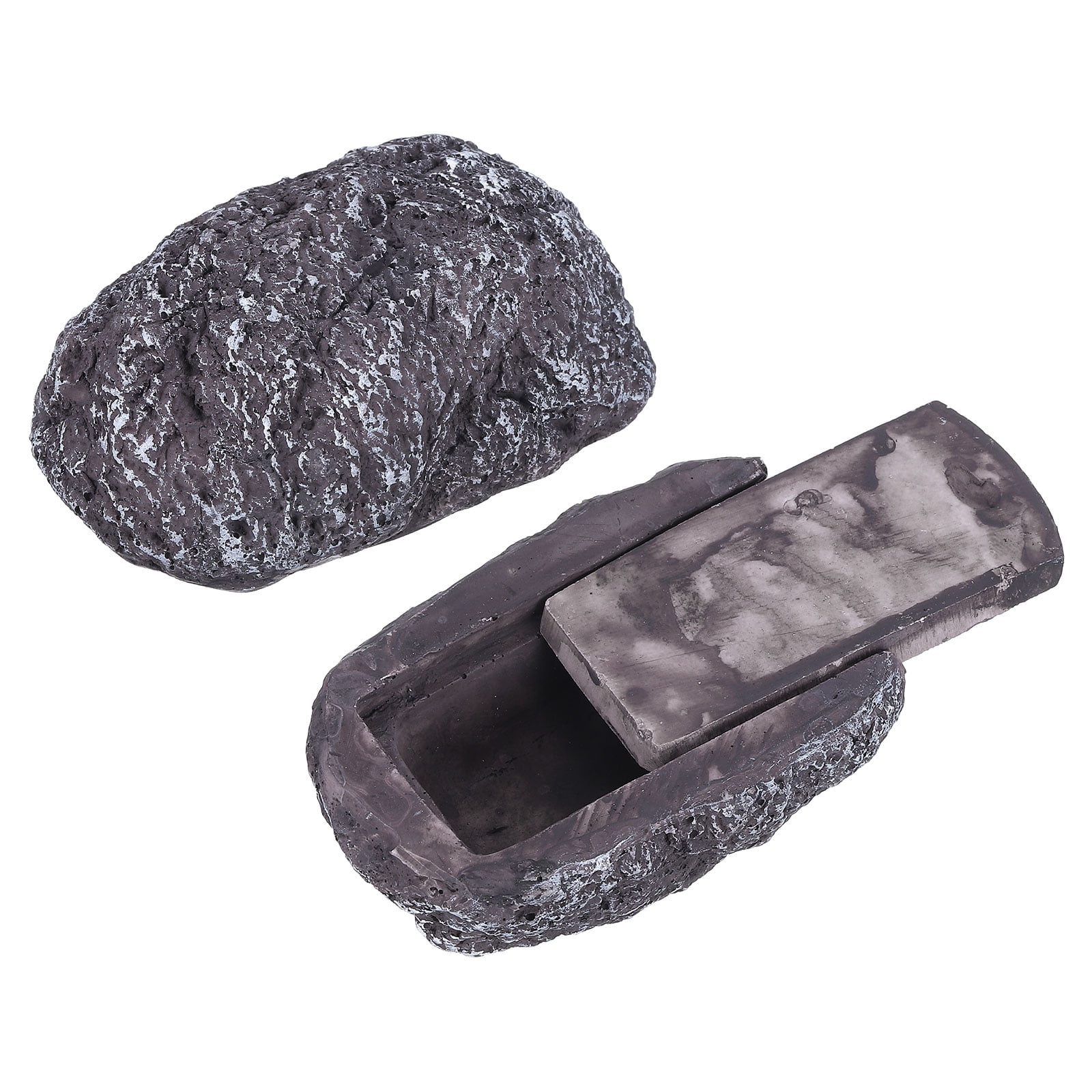 Uxcell Fake Rock Key Hider, Hide A Spare Key Outdoor Waterproof Fake ...