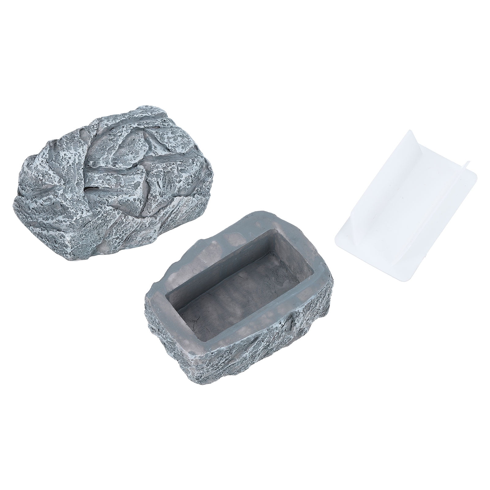 Uxcell Fake Rock Key Hider, Hide A Spare Key Outdoor Waterproof Fake ...