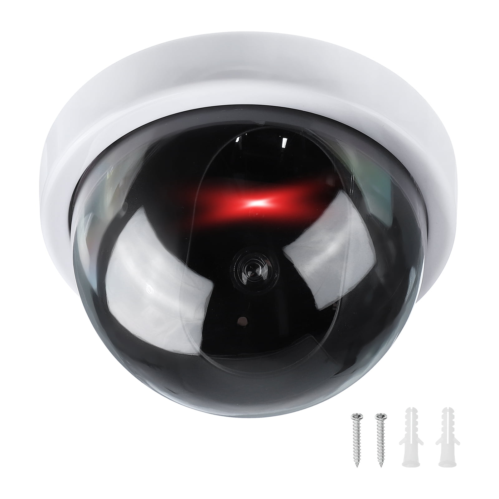 Uxcell Fake Security Camera, Dummy Dome Cameras with Flashing Red LED ...