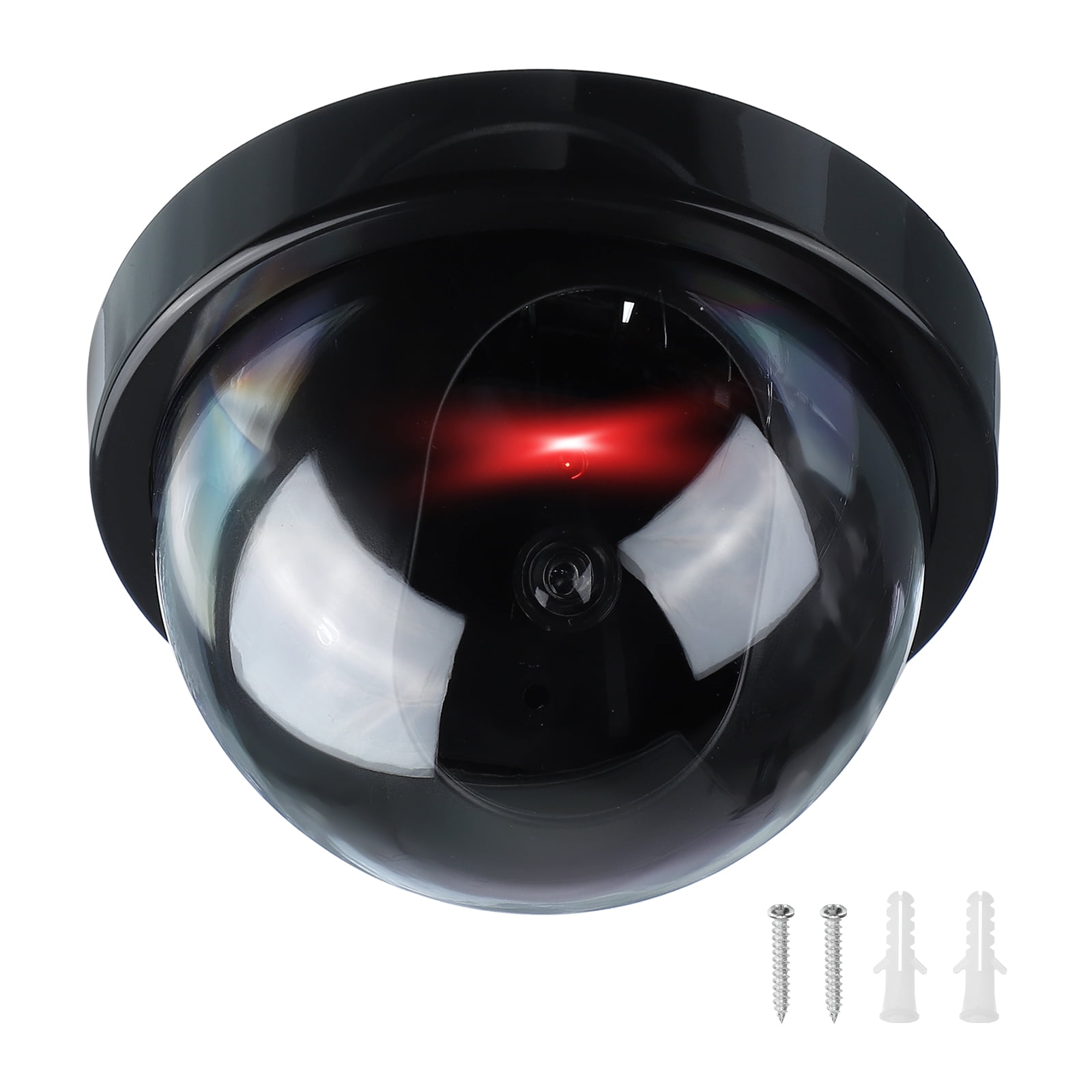 Uxcell Fake Security Camera, Dummy Dome Cameras with Flashing Red LED ...