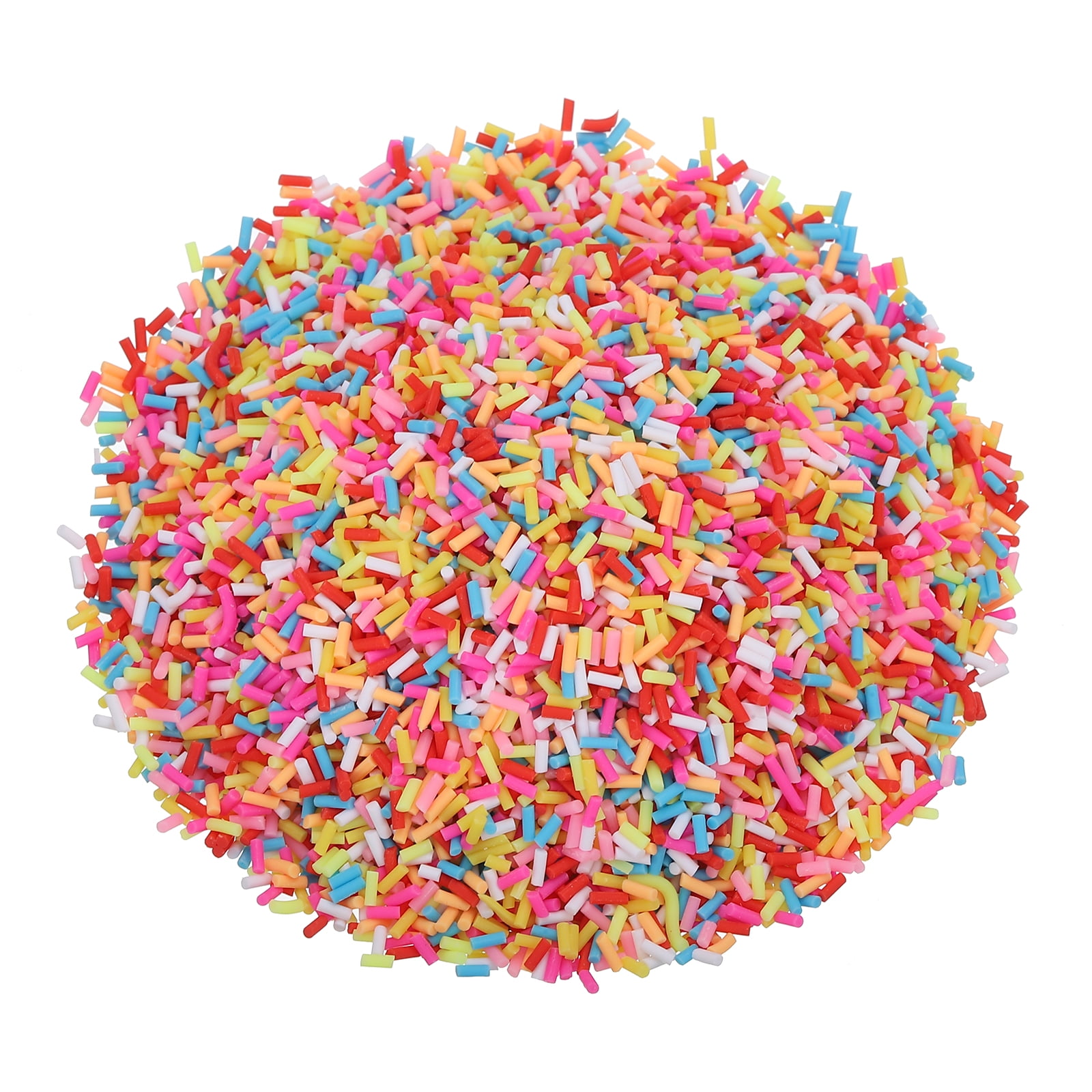 Uxcell Fake Sprinkles, 100G Round Resin Fake Candy Sugar Faux Sprinkles ...